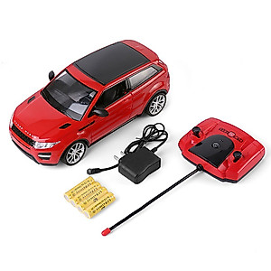 Blue Block Factory 4 x 4 Land Cruiser 1:16 Scale Remote Control, Crimson Red, 10.5" x 4.5"