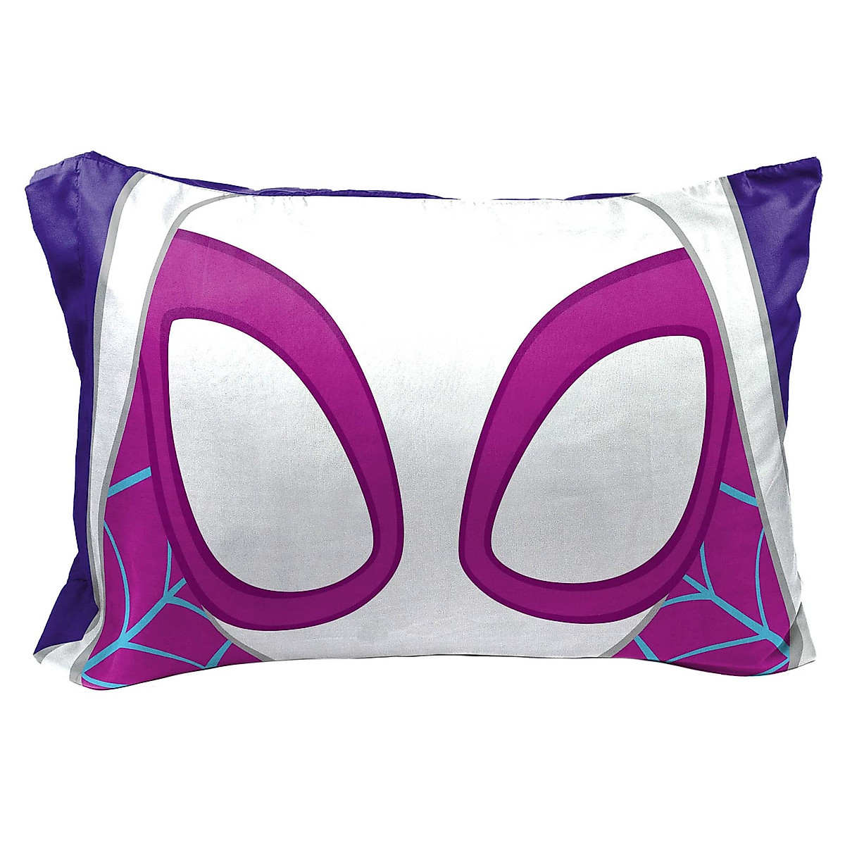 Marvel Spidey & His Amazing Friends Ghost Spider Gwen 1 Single Reversible Pillowcase - Kids Super Soft Bedding