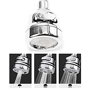 360 Degree Flexible Faucet Sprayer,3 Modes Universal Faucet Extender Sink Sprayer Attachment with Hose Set of 1 Splash Filter Faucet Water-saving Faucet Sprayer Head for Kitchen and Bathroom