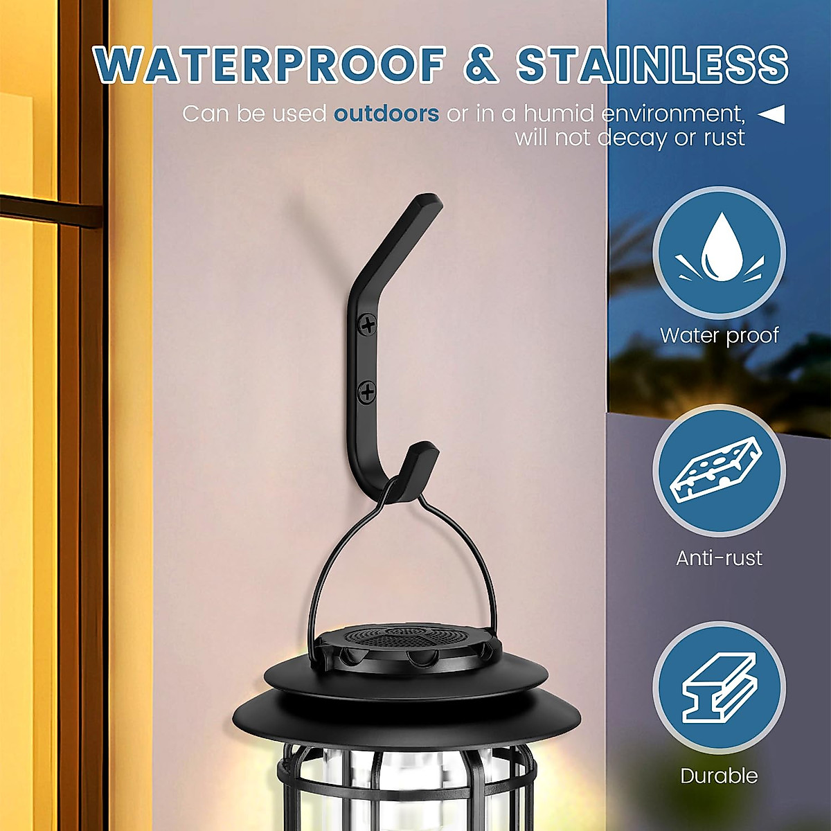 Coat Rack Hooks Wall Mounted,5 Packs Large Wall Hooks, Bath Towel Rope Hooks for Kitchen, Door, Cabinet, Bathroom, Foyers, Hallways.Heavy Duty Hanger for Purse, Rack for Closet and Door Wall Mounted