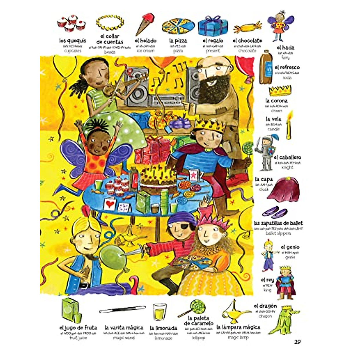 My First 1000 Spanish Words, New Edition: A Search-and-Find Book (Happy Fox Books) Seek-and-Find Adventure and Foreign Language Learning Guide - Spanish Word Association and Pronunciation for Kids 3-5