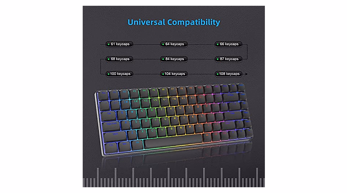 XVX Low Profile Black Keycaps - Premium Gaming Experience