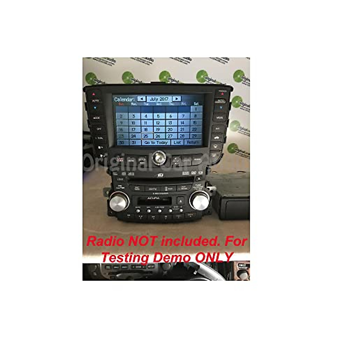 Original Car Audio Ac155U GPS Navigation LCD Display Screen Monitor Compatible with/Replacement for TL S - Type 2007 - 2008 39050-SEP-A6, 39050-SEP-A600, 39050SEPA6ZA, 39050-SEP-S6, 594-00664