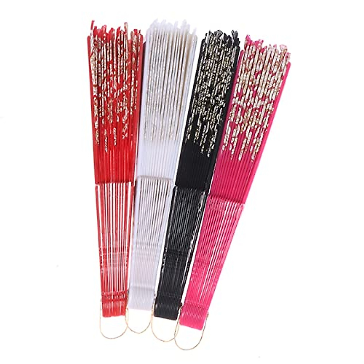 Xinbalove Hand Folding Fans Chinese Tai Chi Folding Fan Spanish Style Dance Party Fan Wedding Silk Lace Fan Folding Held Flower Fan Lady Wedding Folding Hand Fan (Color : Burgundy)