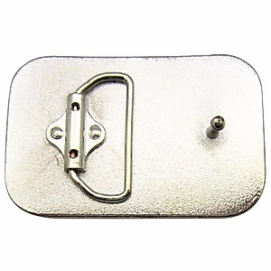 MASOP Retro Square Maya Solar Aztec Calendar Stone Belt Buckle Metal Alloy