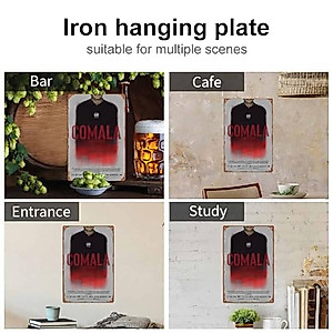 Comala posters Tin Sign Cafe bar Home Wall Art Decoration Retro Metal Tin Sign 8x12 inch