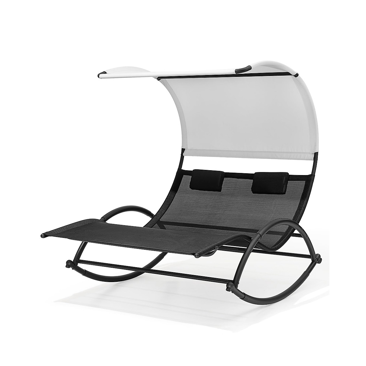 Crestlive Products Outdoor Double Chaise Lounge, Patio Swing