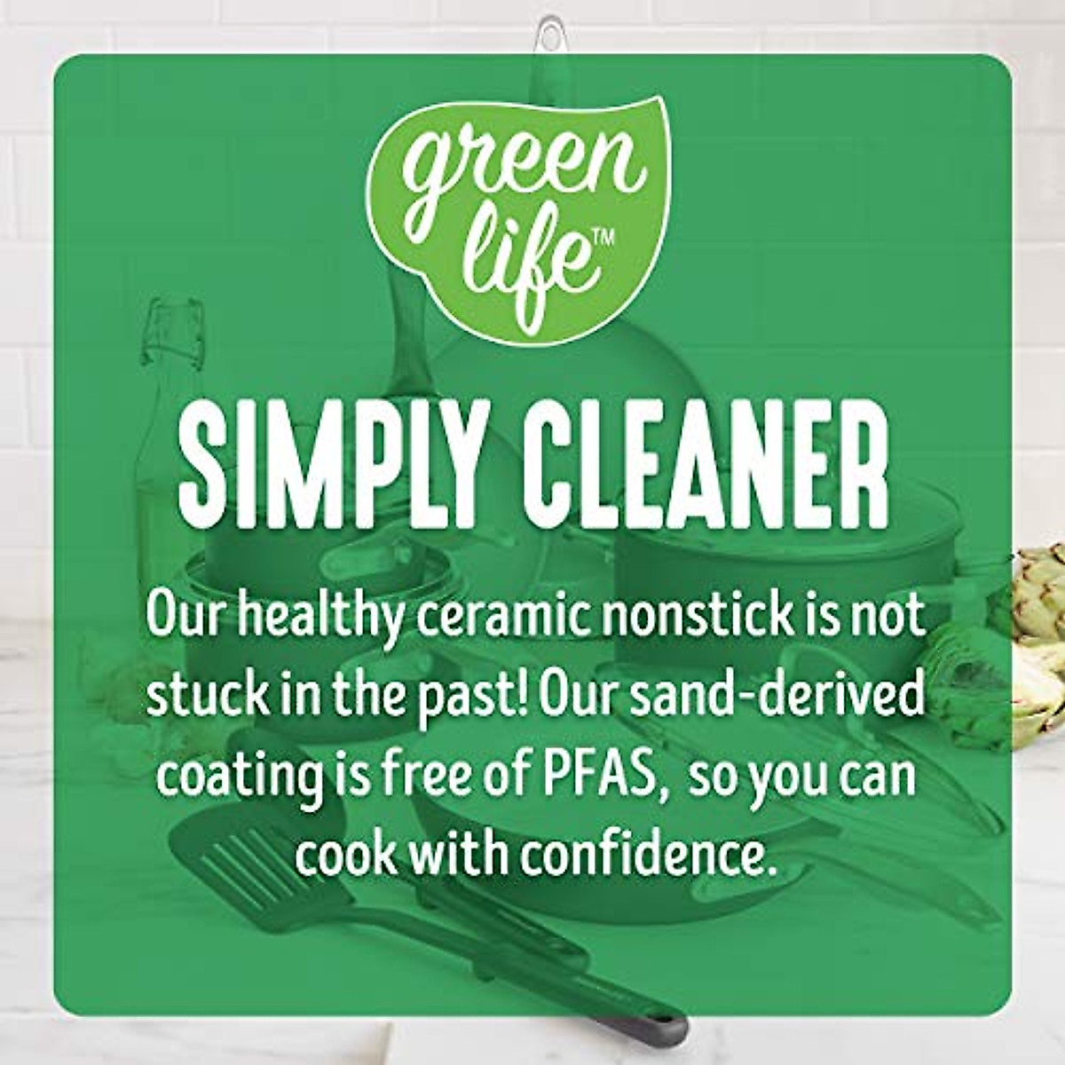 GreenLife Pro Hard Anodized Healthy Ceramic Nonstick, 12 Piece Cookware Pots and Pans Set, PFAS-Free, Dishwasher Safe, Oven Safe, Grey