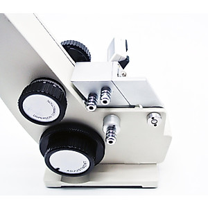 HFBTE ABBE Refractometer Monochromatic Refractometer Monocular Abbe Refractometer Brix Refractometer Laboratory Optical Equipment with Refractive Index nD 1.3000-1.7000 Accuracy(nD) ±0.0002