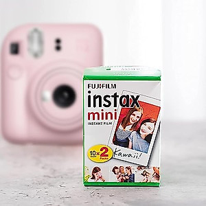 FUJIFILM Polaroid Film Instax mini Instant Film-2 pk (2 x 20)|Includes 40 Photo Sheets, 60 Colorful Mini Photo Stickers-Fits Fuji Instax Mini Film 11, 9&8 Camera, Fuji SP-1, SP-2, Mini Polaroid Film