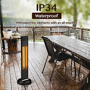 1500W Hanging Yard Heater，Ceiling heater,Hanging patio heater， courtyard electric heater, infrared heater, ceiling electric heater 3S Fast Heating,Great Room, Garage，Ceiling Mount