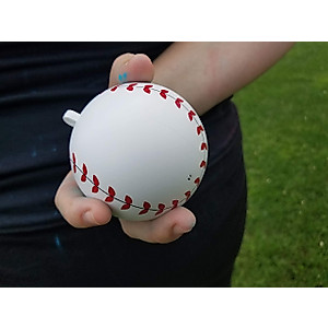 J&M Gender Reveal Baseball for Baby Showers and Reveal Parties - 100% All Natural Holi Powder (Pink)