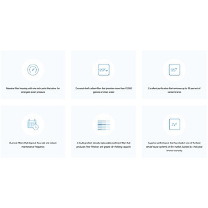 Home Master CsetBB2SmgCC Whole House Replacement Filter Set, 4-layer Sediment 25 to 1 micron, Heavy Duty Up-flow KDF85 Catalytic Carbon, 2 orings & grease