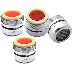 Premium Spring 2.2 gpm Full Flow Aerator Family Four Pack