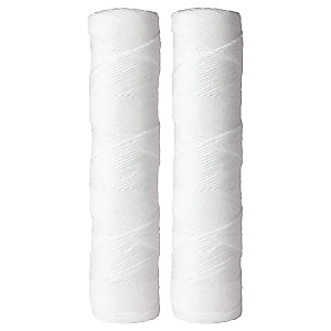 AO Smith 2.5"x10" 35 Micron Sediment Water Filter Replacement Cartridge - 2 Pack - For Whole House Filtration Systems - AO-WH-PRE-R2
