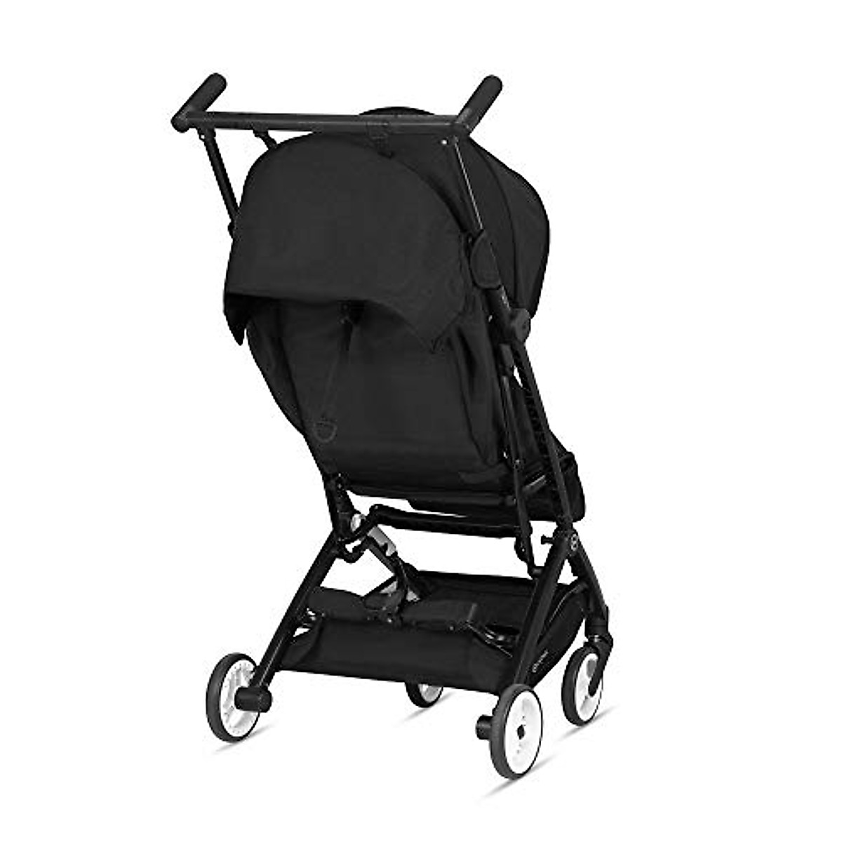 Cybex Fold Libelle Stroller UltraLightweight Small Hand Luggage Compliant Compact Stroller Fits Car Seats Sold Separately Infants 6 Months+, Deep Black