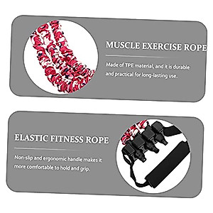 BESPORTBLE 4pcs Fitness Elastic Band Yoga Stretch Strap Yoga Stretch Band Excercise Resistance Bands Home Fitness Equipment sit up Exercise Equipment Inner Thigh Exercise Equipment Pull Rope