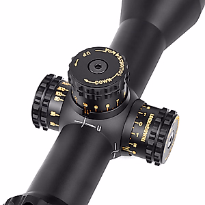 SNIPER WKP6-24x50SAL Hunting Rifle Scope Red, Green & Blue Illuminated Reticle/Fully Multi-Coated Lens/3" Sunshade