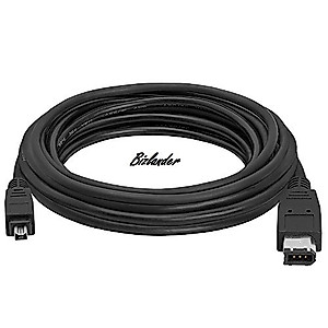 Bizlander Firewire DV Cable 4 Pin to 6 Pin for Canon GL1 and GL2 Mini DV Camcorder and Canon ZR Series Camcorders Flexradio,Panasonic PV-GS320, MacBook 2008,