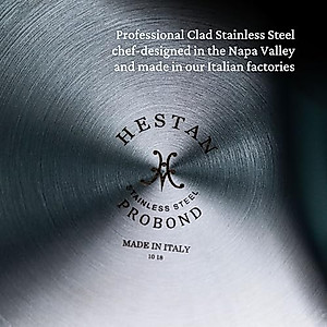 Hestan - ProBond Collection - Professional Clad Stainless Steel Sauté Pan, Induction Cooktop Compatible, 3.5 Quart
