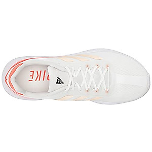 adidas Women's Sl20.2 Running Shoe, White/Halo Blush/Solar Red, 8.5