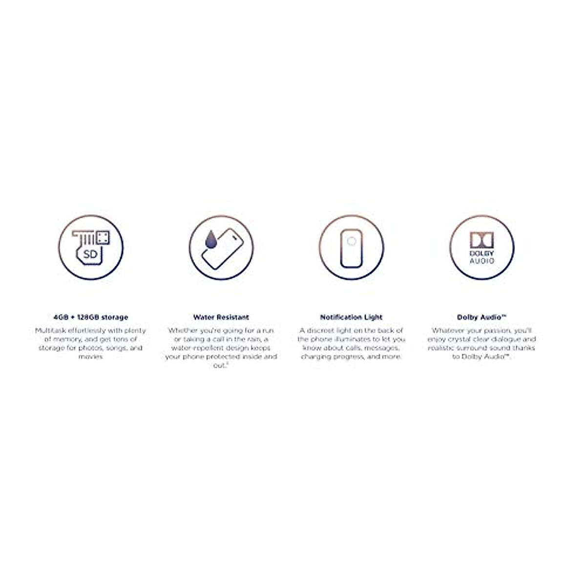 Motorola One Hyper 128GB + 4GB RAM, XT202-1, 6.5 FHD+, 64 MP Photos, LTE Factory Unlocked Smartphone - International Version (Blue Iceberg) (Renewed)