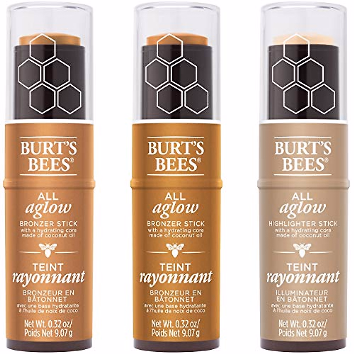 Burts Bees Bronze Splash All Aglow Bronzer Stick, 0.32 OZ