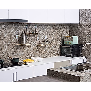 QsQueen Floating Shelves Set of 3 Rustic Solid Wood Floating Shelf Wall Storage Shelves for Living Room, Bedroom, Bathroom, Kitchen