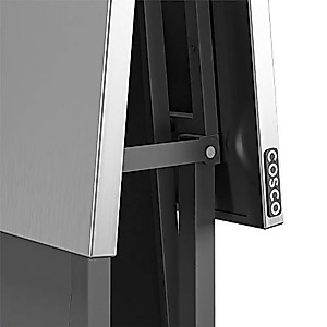 COSCO 66771DKG1E Smart Stainless Steel Folding Workbench, Dark Gray