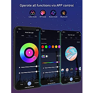 Galaxy Projector Star Projector with Remote/Smart APP Control&Voice Control&Music Speaker&Timer,Starry Sky Night Light Projector for Kids Adults Bedroom/Party/Valentine's Day/Holiday Decoration