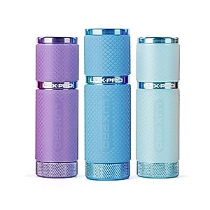 LUXPRO LP395 Gels Glow-in-the-Dark LED Flashlight (Purple, Blue, Teal)