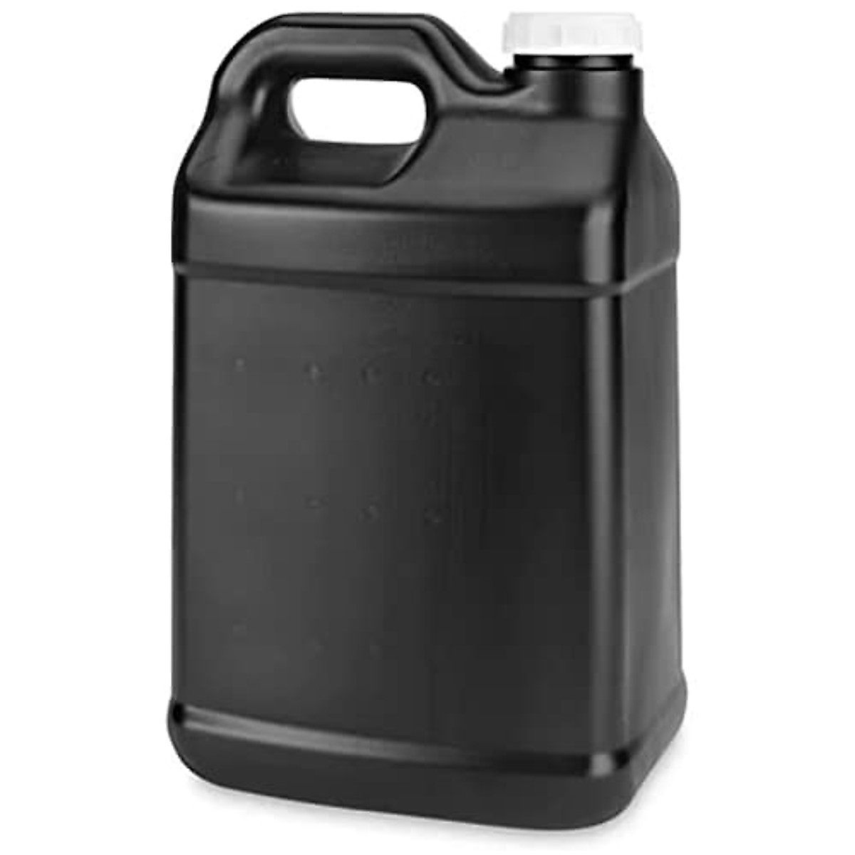 CSBD F-Style Black Plastic Jug with Child Resistant Lid, 1 Pack, Storage Containers with Ergonomic Handle, HDPE Construction for Residential or Commercial Use (2.5 Gallon, Black)