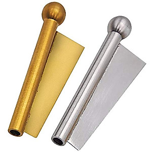 Nasal Vacuum Style, Sniffer Snorter Straw, Pure Stainless Steel Bullet Snuff Bottle, 3-Pack Mixed Color