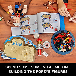 BRICKKK PANTASY Popeye & Olive Buildable Characters Building Bricks Set, Collectible Building Kit for Adults Building Bricks Toys, Idea Building Blocks Birthday Gift for Teens