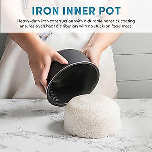 AROMA® Professional 6-Cups (UnCooked) / 3Qt. 360° Induction Rice Cooker & Multicooker (ARC-7606GR)