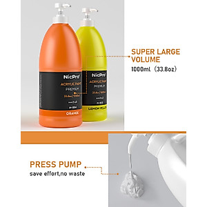 Nicpro 14 Colors Large Bulk Acrylic Paint Set (33.8 oz, 1000 ml) Rich Art Painting Supplies, Non Toxic for Multi Surface Canvas Wood Leather Fabric Stone Craft, for Kid & Adult with Pump, Color Wheel