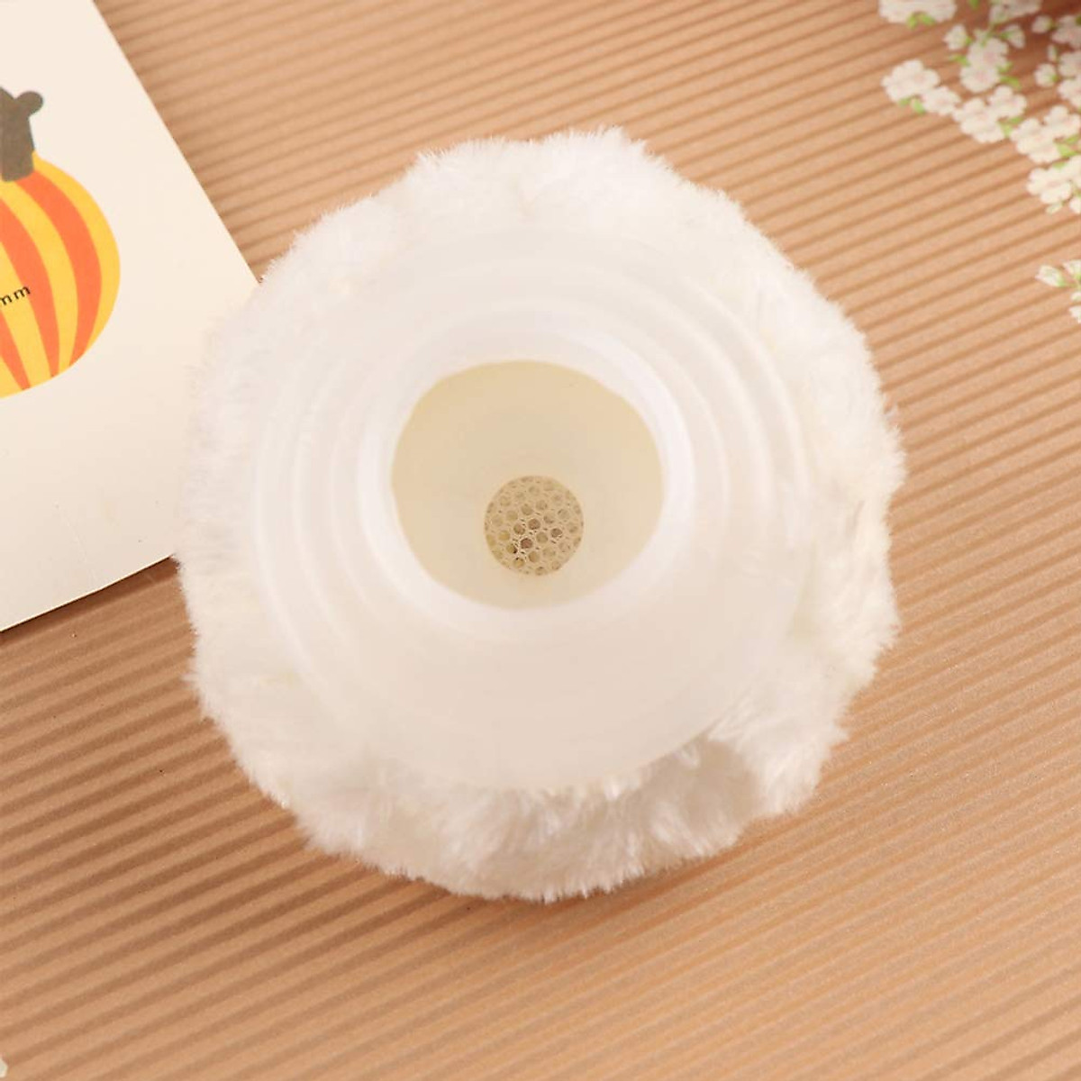 LEORX 4pcs Baby Powder Puff Case Talcum Powder Puff Container Box for Baby Infant Newborn