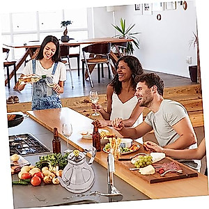 FELTECHELECTR 1pc Kettle Mouth Teapot Bacon Container Espresso Machines for Home Stovetop Teapot Portable Stove Stainless Strainer Portable Espresso Maker Espresso Shot Stainless Steel