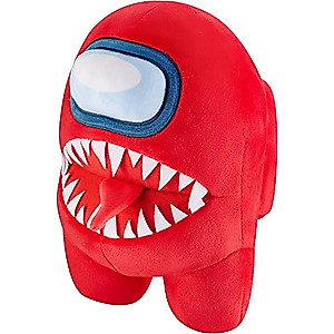 Among Us Plush Impostor | Unique Collectibles |Playable Characters | 10 Inch Doll -Huggable Plushie w/Teeth and Tongue Sticking Out | Kids’ Toys Licensed