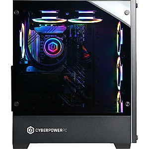 CyberpowerPC Gamer Supreme Liquid Cooled Gaming Desktop Computer, Intel Core i7-13700KF 3.4GHz, 32GB RAM, 2TB SSD, NVIDIA GeForce RTX 4070 Ti 12GB, Windows 11 Home