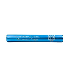 Custom Blue Aluminum Track and Field Relay Baton Personalized Gift For Him, For Her, For Boys, For Girls, For Husband, For Wife, For Them, For Men, For Women, For Kid- Your Team Name and Logo Engraved