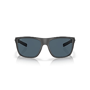 Costa Del Mar Man Sunglasses Matte Gray Frame, Gray Lenses, 60MM