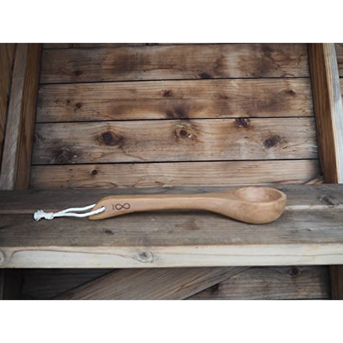 HSE Curved Cedar Sauna Ladle (100ml, Red Cedar)