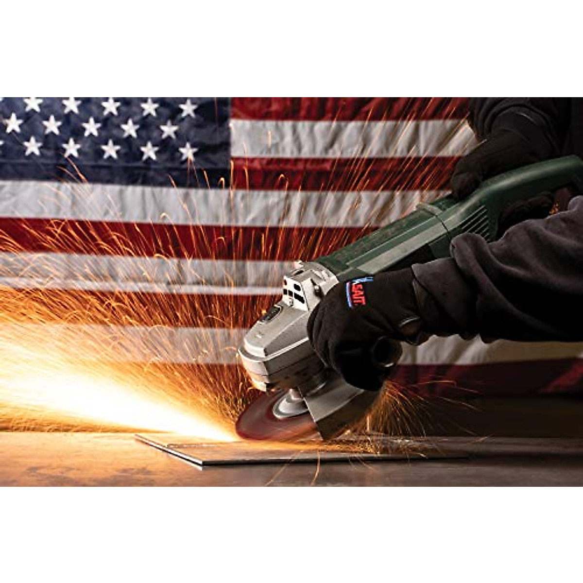 United Abrasives-SAIT 20063 A24R General Purpose/Long Life Grinding Wheel (Type 27/Depressed Center) 4 1/2" x 1/4" x 7/8", 25-Pack