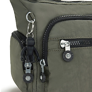 Kipling Womens Gabbie Small Bag, Lightweight Everyday Purse, Casual Shoulder Crossbody Bag, Green Moss, Small US