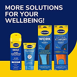Dr. Scholl's Heavy Duty Support Pain Relief Orthotics, Designed for Men over 200lbs with Technology to Distribute Weight and Absorb Shock with Every Step (for Men's 8-14)