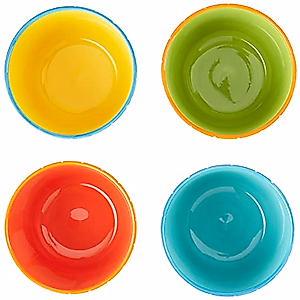 Certified International Mariachi Ice Cream Bowls (Set of 4), 5.25", Multicolor