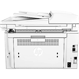 HP Laserjet Pro MFP M227fdn All-in-One NFC Ethernet Monochrome Laser Printer, White - Print Scan Copy Fax - 30 ppm, 1200 x 1200 dpi, 8.5 x 14, 35-Sheet ADF, Auto 2-Sided Printing, Cbmou Printer Cable