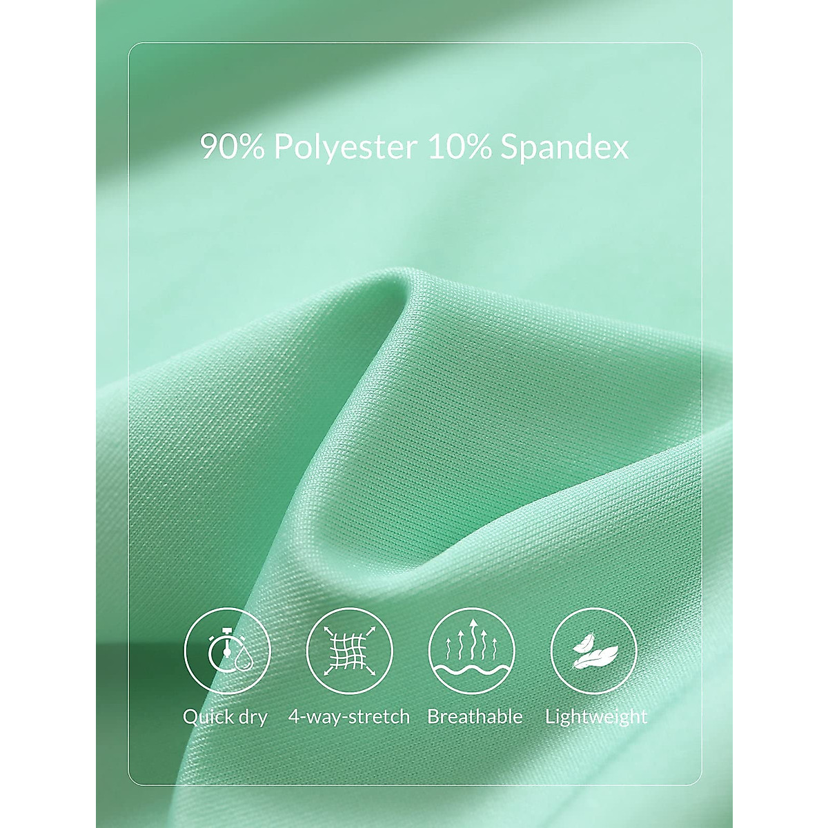 baleaf Women's Workout Tank Tops Sleeveless Athletic Tennis Exercise Running Shirts with Side Slit Mint Green M