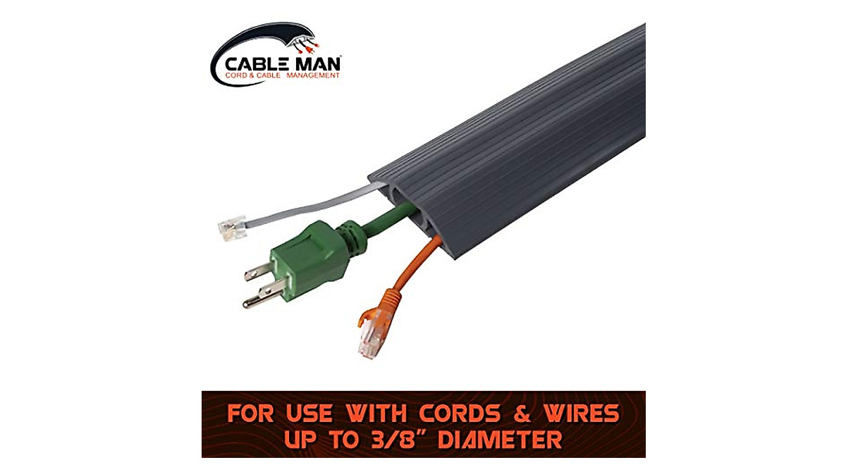 Cable Man Cord Cover - Durable Cable Management Solution